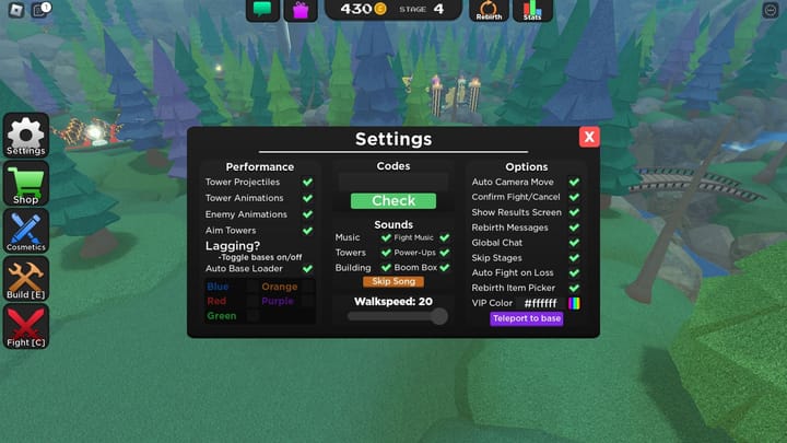 Defender’s Depot Codes