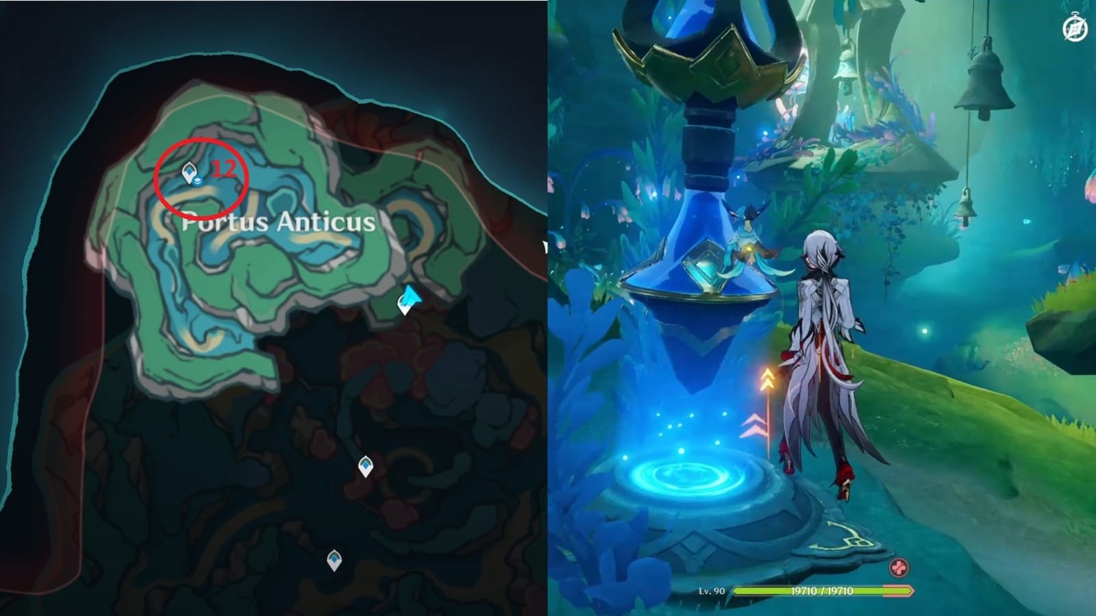 Genshin Impact Nostoi Region and Sea of Bygone Eras teleport waypoints ...