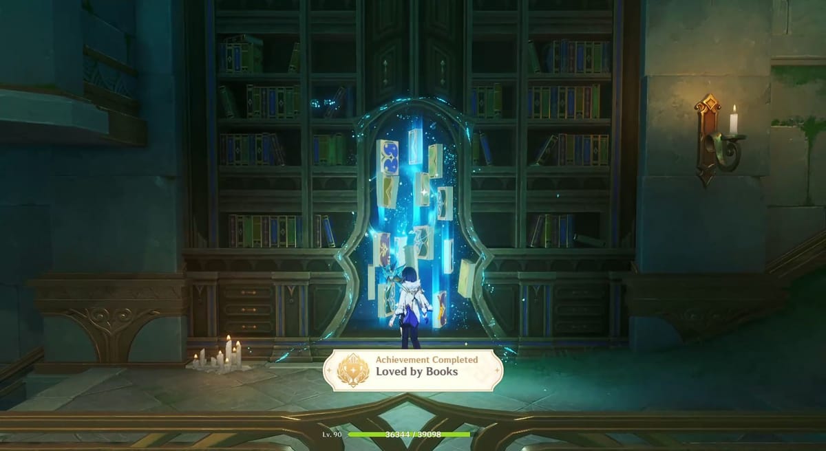 Genshin Impact: All 8 Lost Grimoire and Bookshelf locations