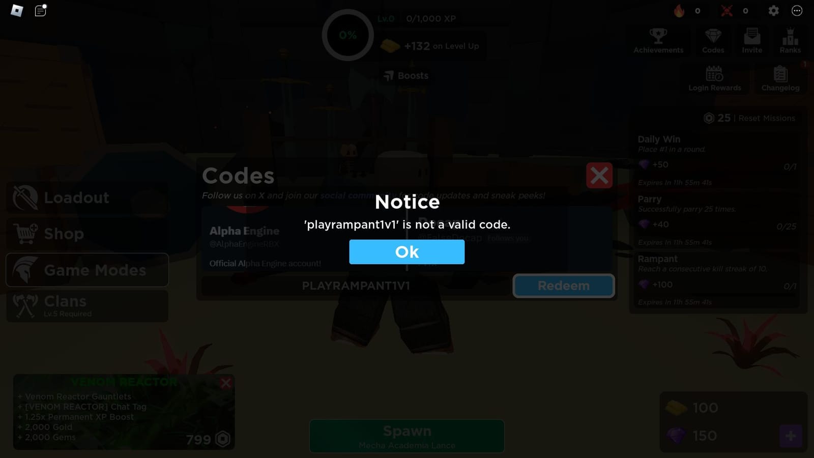 Rampant Blade Battleground Codes