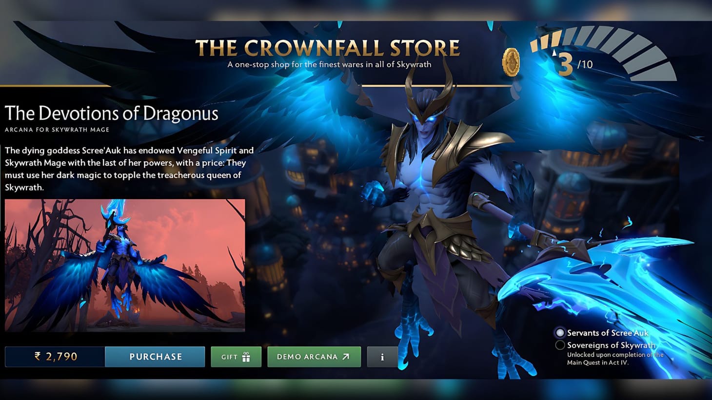 Dota 2 Skywrath Mage Arcana: Price, how to get, effects, and more