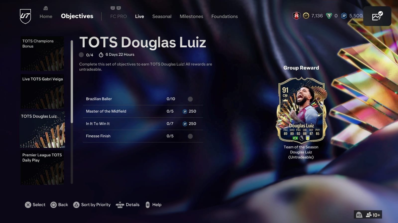 How to earn the EA FC 24 Douglas Luiz TOTS card for free in Ultimate Team?