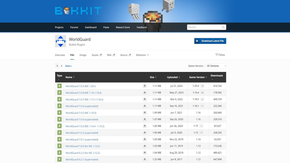 How to get and use WorldGuard for Minecraft servers