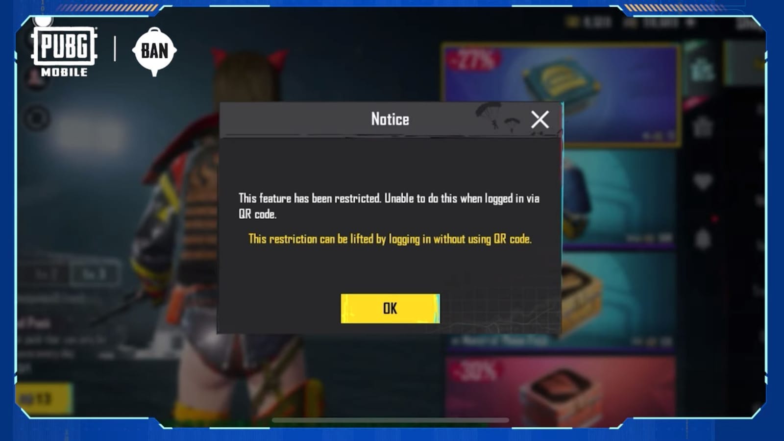 How to login PUBG Mobile with QR code authorization