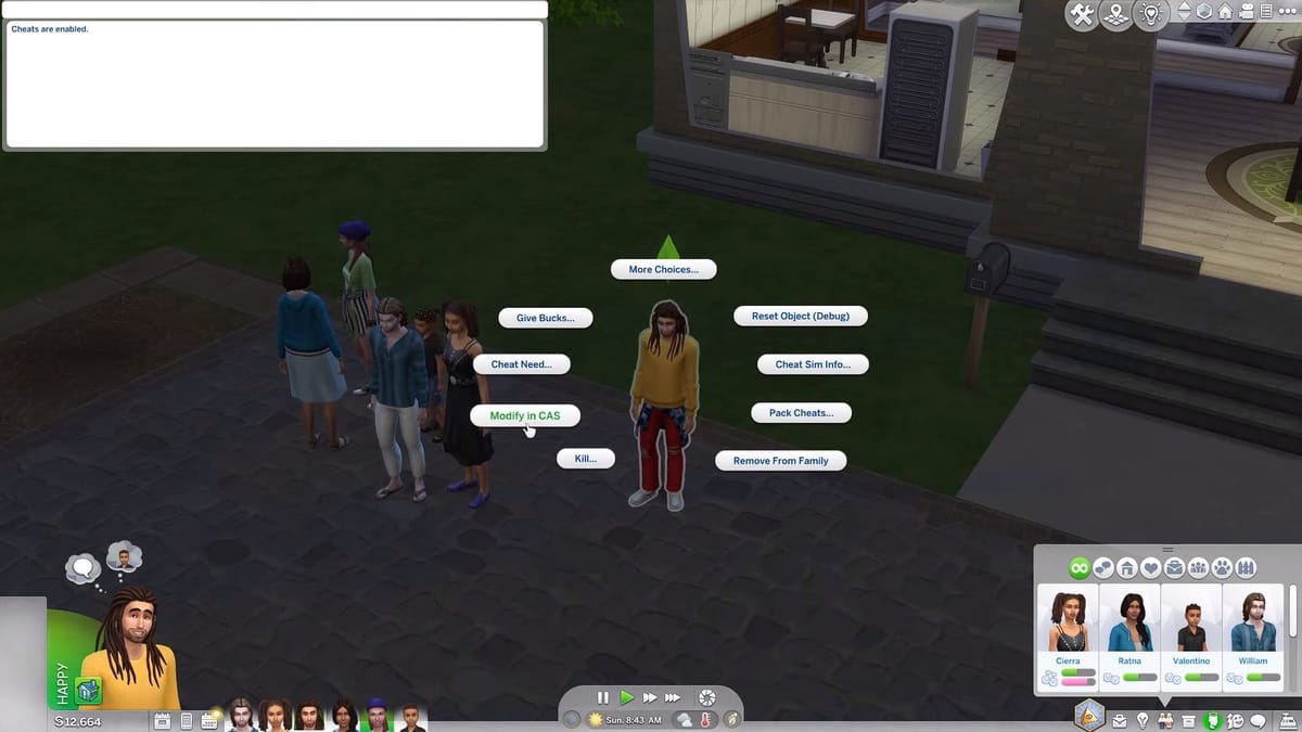 How to edit relationships in The Sims 4