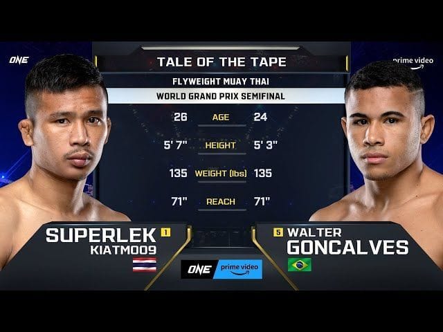 ONE 168: WATCH: Superlek's slicing elbow leaves Walter Goncalves ...