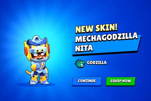 Brawl Stars Mecha Godzilla Nita skin: Cost, design, and more