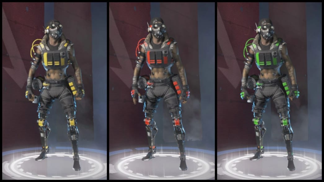 All Octane skins in Apex Legends