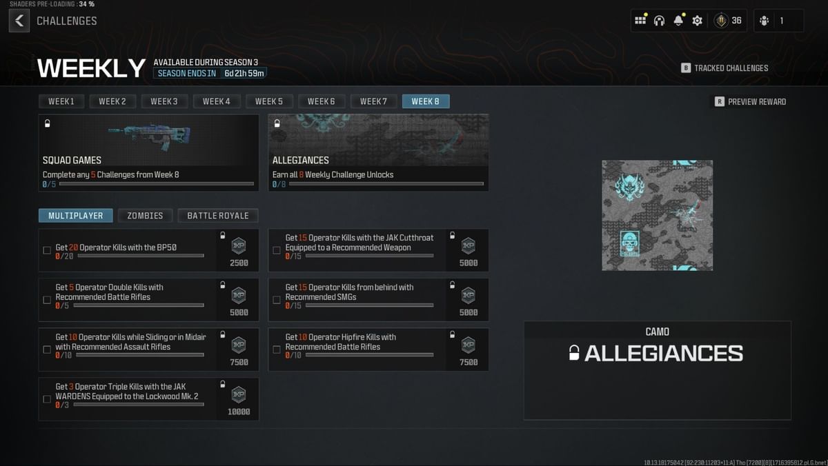 How to unlock Squad Games blueprint for free in MW3 and Warzone