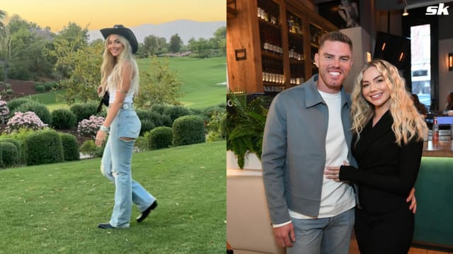 In Photos: Freddie Freeman's wife Chelsea rocks country chic in cowboy ...