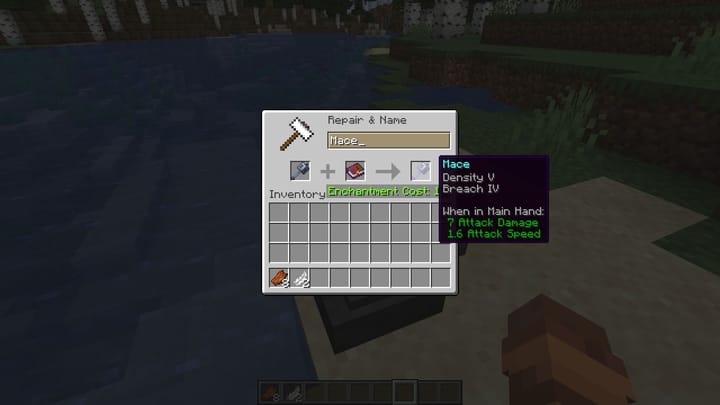 Minecraft mace finally receives some necessary nerfs, but it's still ...