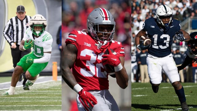 Top 10 highest graded returning Big Ten Running backs ft. Oregon’s ...