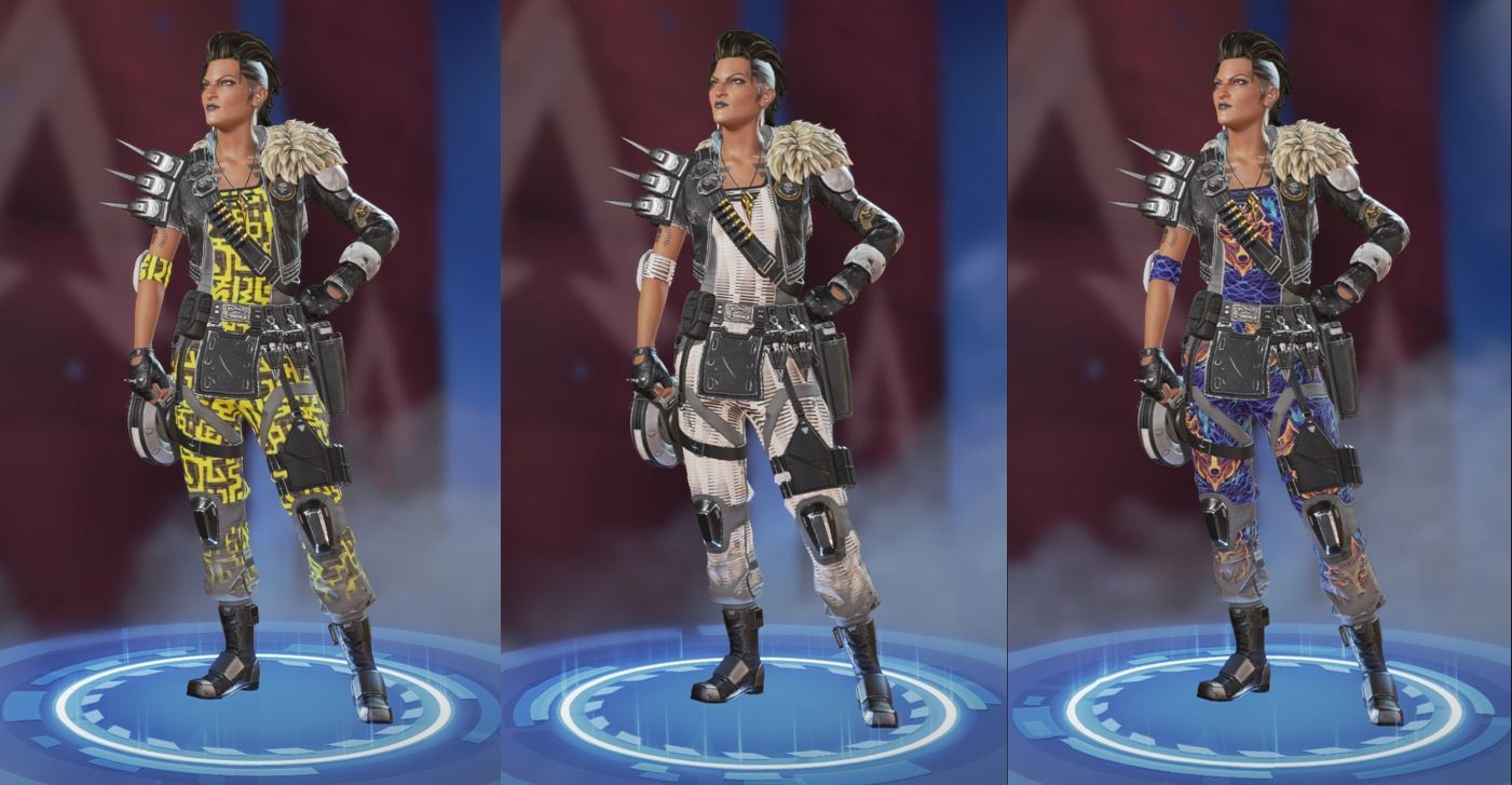 All Mad Maggie skins in Apex Legends