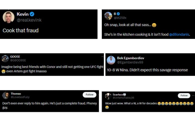 Dillon Danis: "Cook that fraud" - Fans react to Nina-Marie Daniele's ...