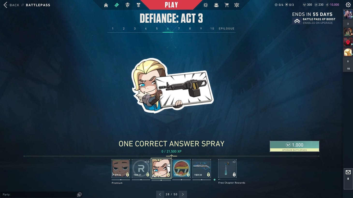 Valorant Episode 8 Act 3: All Battlepass tiers and rewards