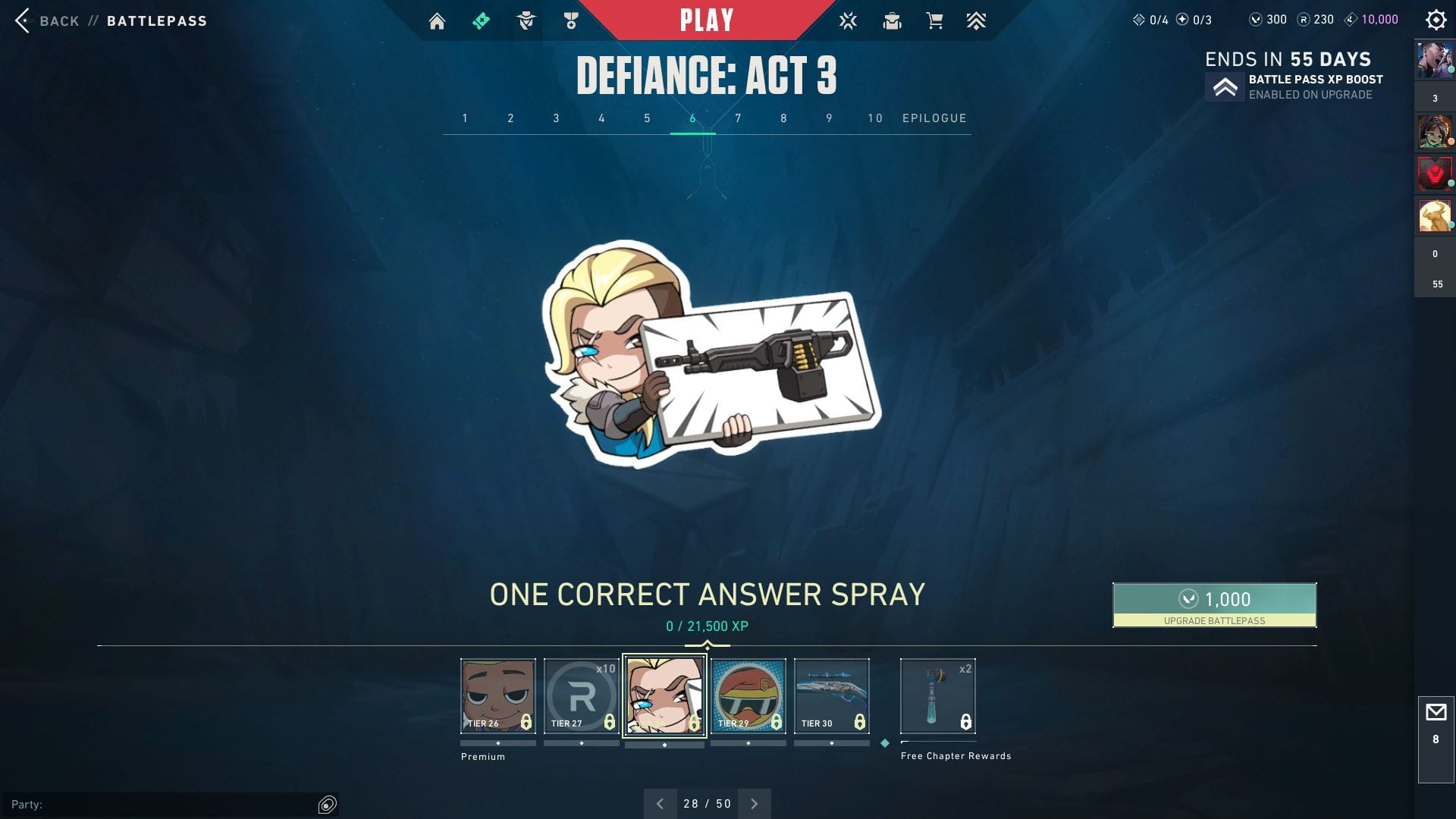 Valorant Episode 8 Act 3: All Battlepass tiers and rewards