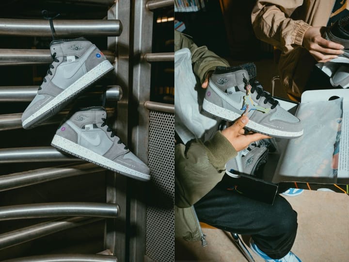 Nike unveils official images of Air Jordan 1 Mid "Subway" sneakers