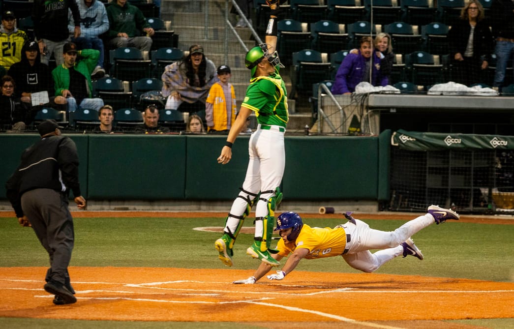 WATCH: College baseball player makes sensational acrobatic jump over ...