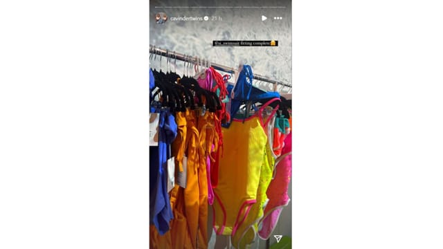 PHOTO: Cavinder twins gear up for annual Sports Illustrated Swimsuit ...