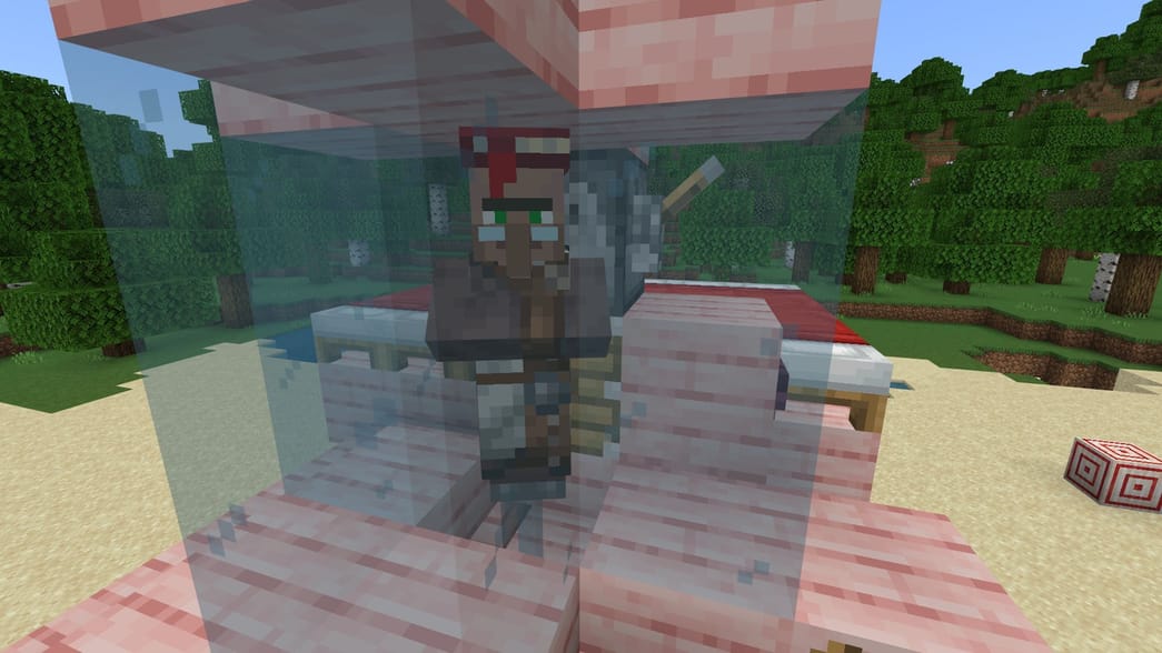 How to make Minecraft Bedrock villager breeder