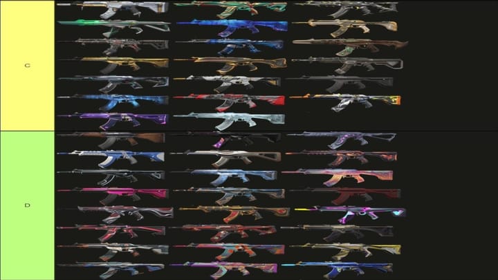 Valorant Vandal skin tier list: All skins ranked from best to worst
