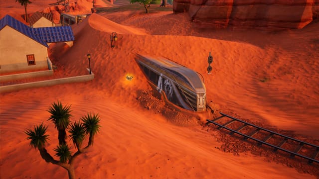 What happened to The Train in Fortnite Chapter 5 Season 3