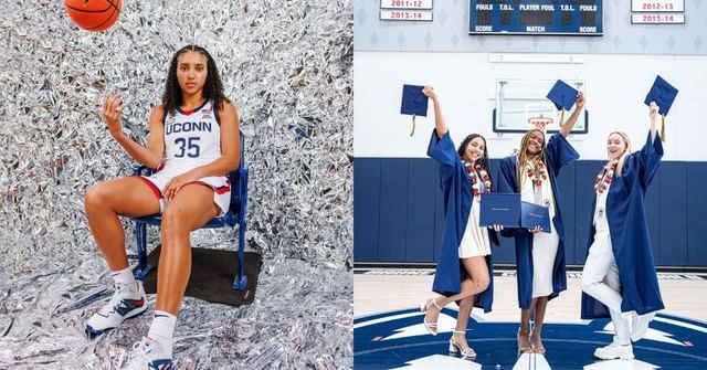 IN PHOTOS: UConn's Azzi Fudd shares graduation snaps with teammate ...
