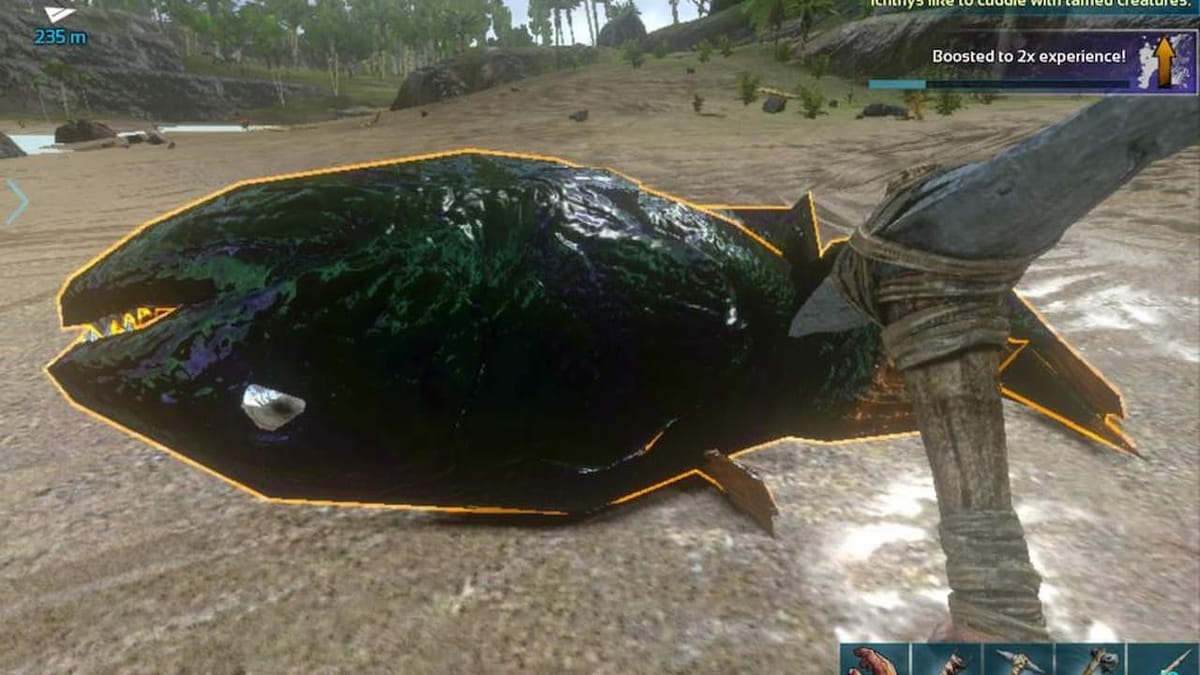 ARK Survival Evolved Coelacanth taming guide