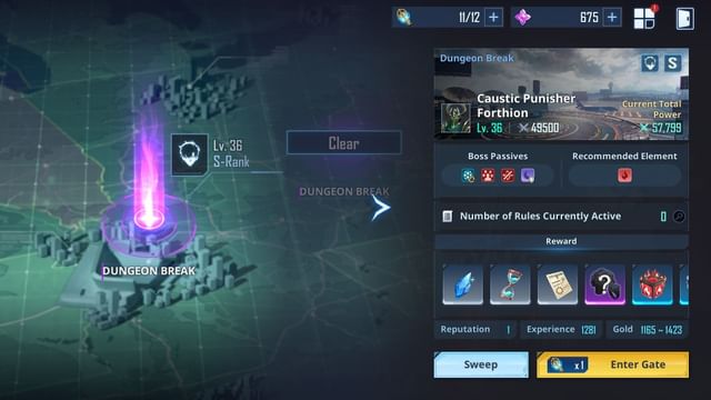 Solo Leveling Arise Dungeon Breaks and gates guide