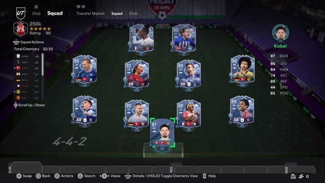Best EA FC 24 Ultimate Team squad under 250k (May 2024)