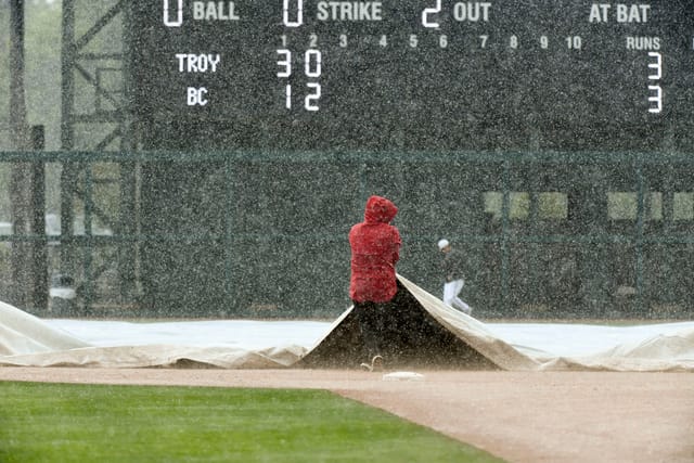 What is rain delay in baseball? Taking a look at the NCAA rules