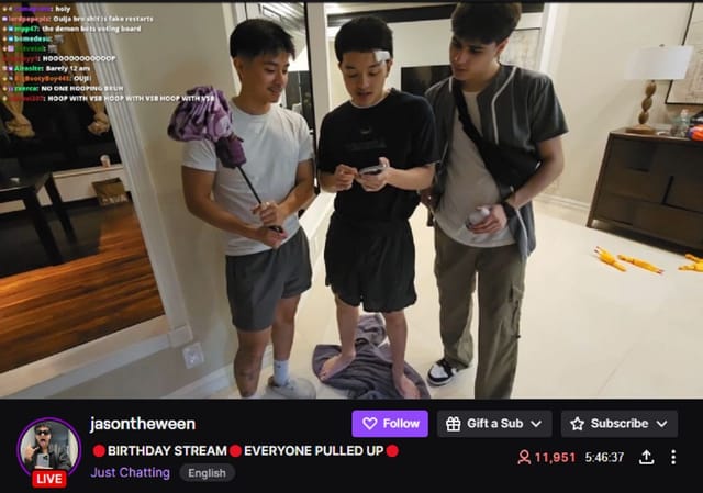 FaZe Jasontheween ends up with a bloody face after being bitten by a ...