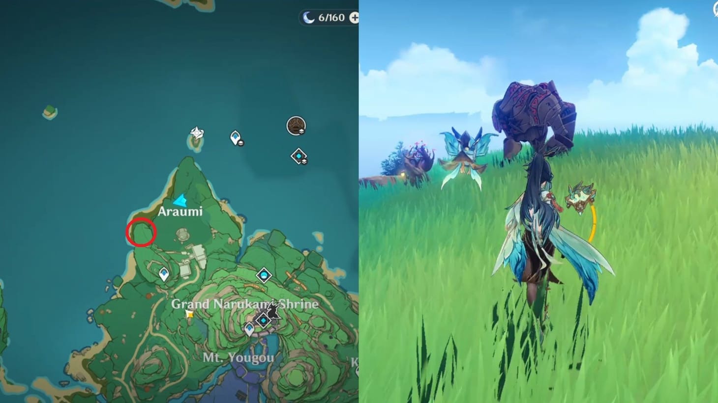 Genshin Impact Trillion Trinket Trawl Day 1 guide with enemy locations