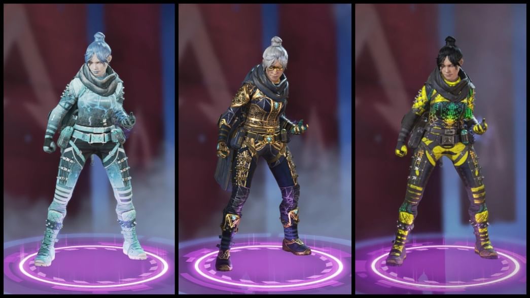 All Wraith skins in Apex Legends
