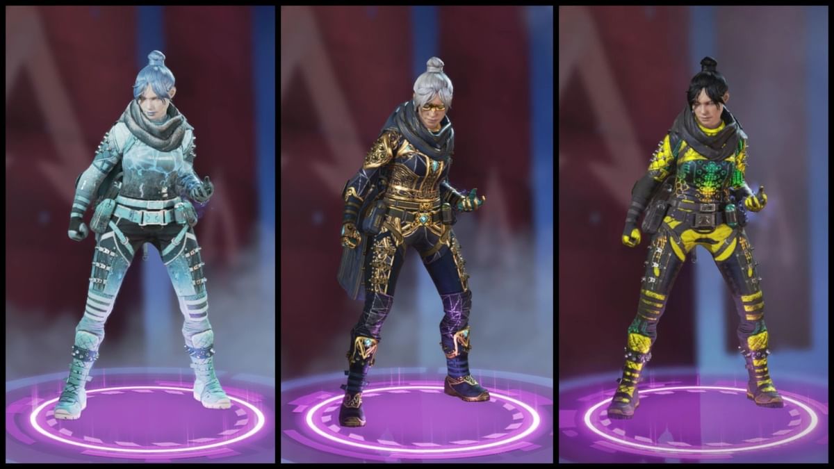 All Wraith skins in Apex Legends