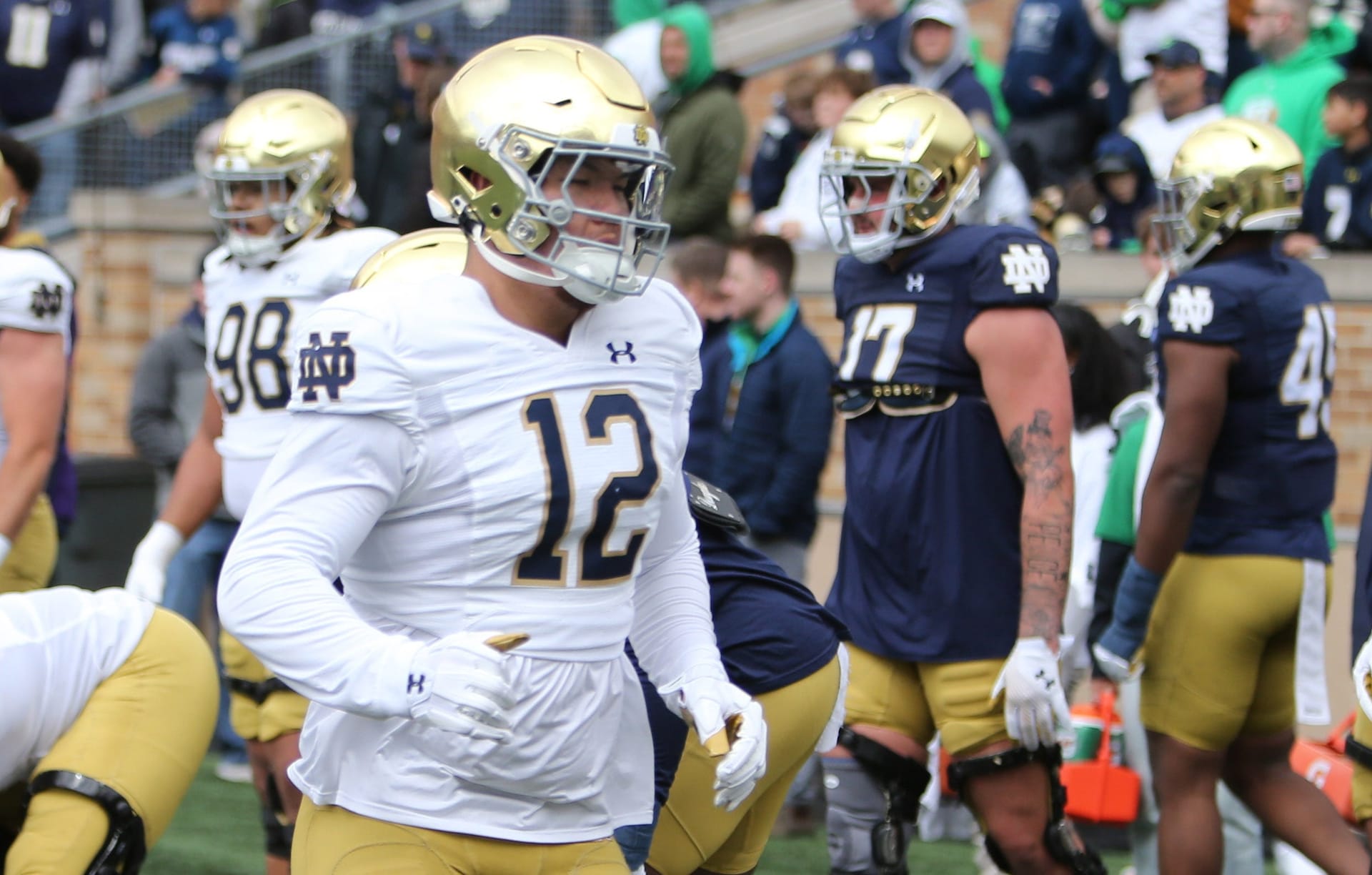 "Notre Dame at 15 is wild": CFB world baffled at RJ Young's post-spring ...