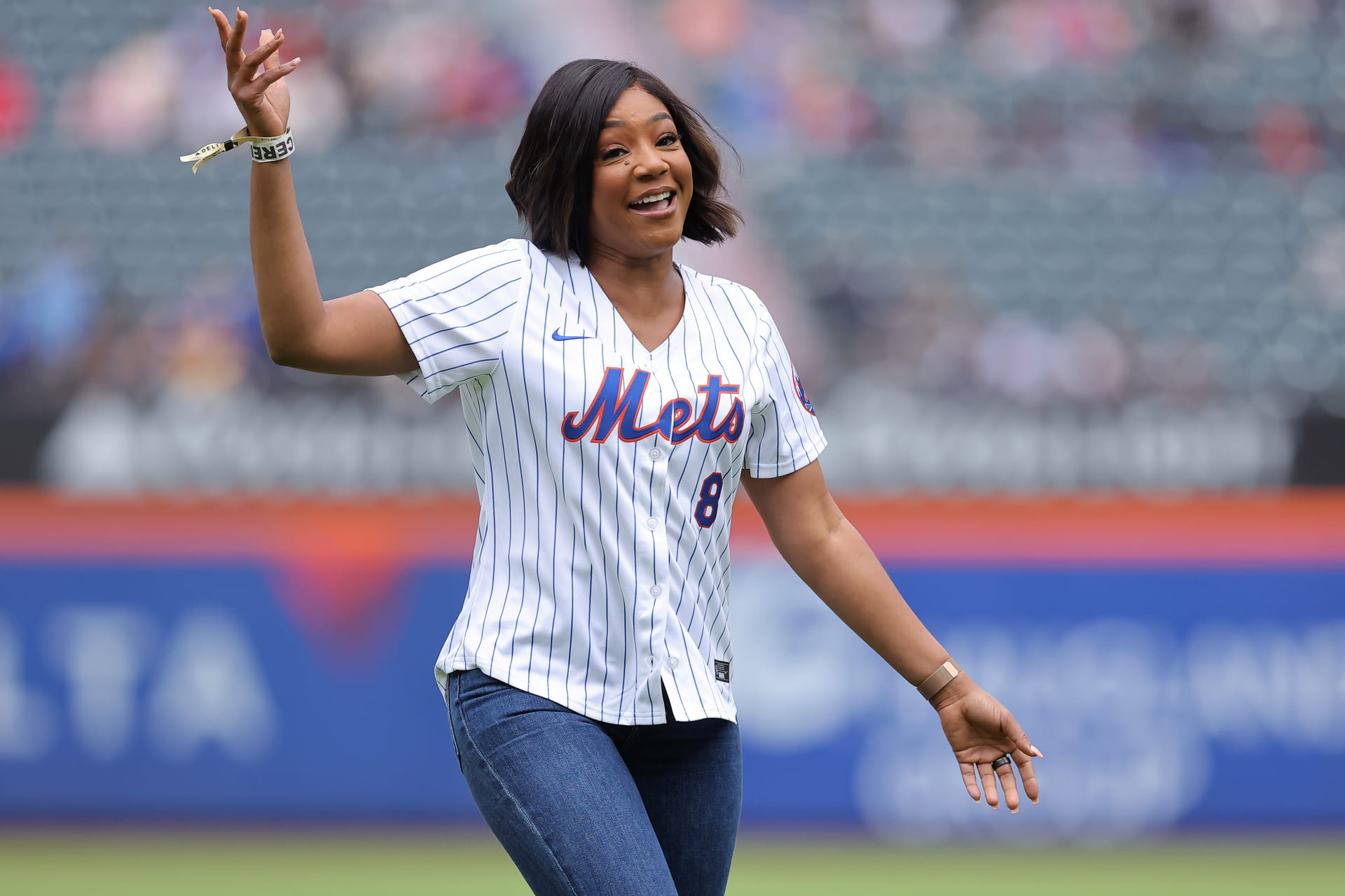 WATCH: Actress Tiffany Haddish throws out ceremonial first pitch at ...