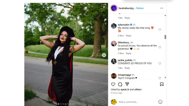 Giants rookie Tyler Nubin beams with pride as girlfriend Farah Alkurdy ...