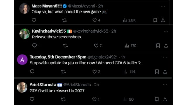 "Announce GTA 6 NEWS": Fans react to Rockstar's post of GTA Online ...