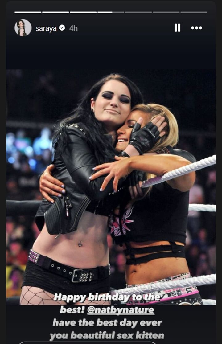 Saraya FKA Paige sends a message to WWE RAW Superstar