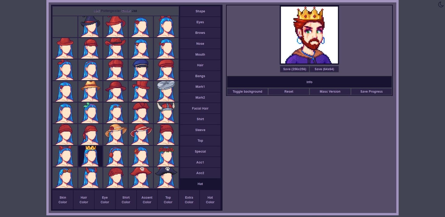 What is Stardew Valley portrait creator and how to use it?
