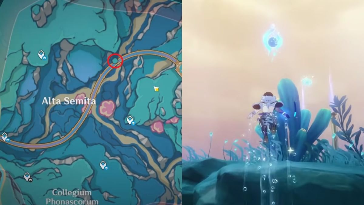 Genshin Impact Sea of Bygone Eras (east) Hydroculus locations