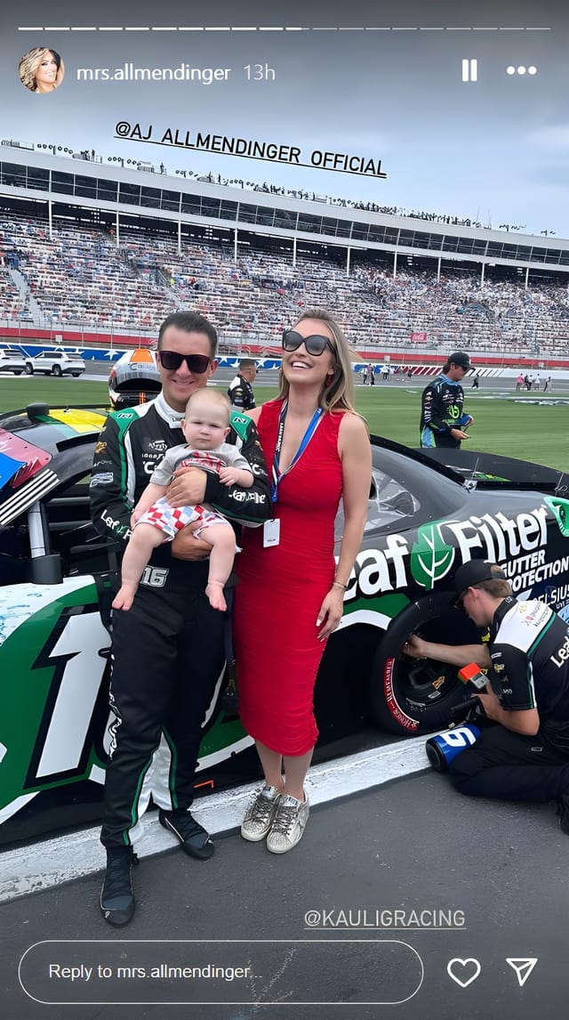 IN PHOTOS: AJ Allmendinger's wife Tara shares adorable moments of son ...