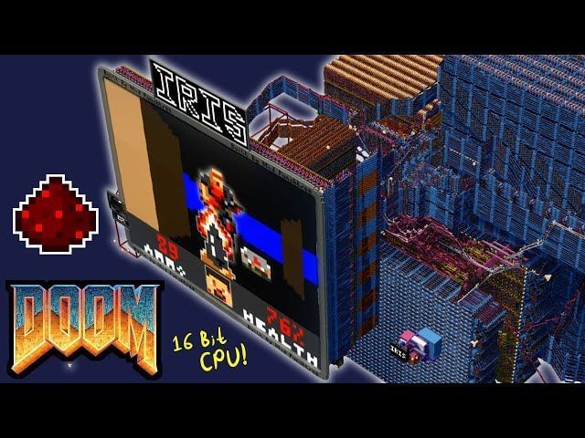 Minecraft redstone enthusiast creates in-game computer to play Bad Apple