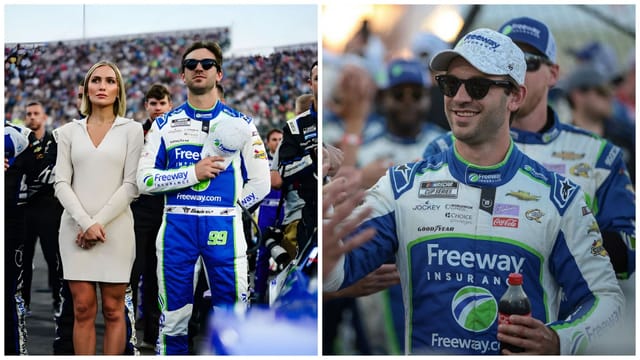 Daniel Suarez's fiancée Julia Piquet dazzles in all-white outfit as she ...