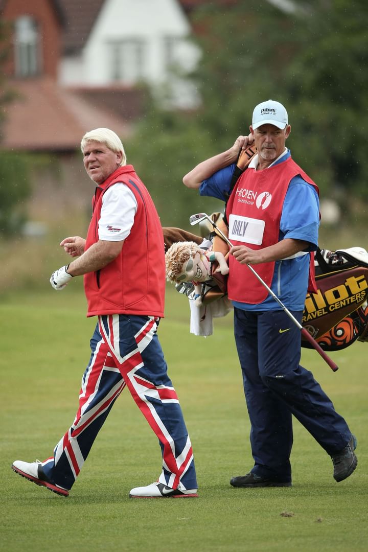 Who is John Daly's caddie?