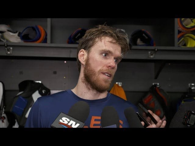 WATCH: Connor McDavid roasts Paul Bissonnette in Oilers vs Canucks postgame talk