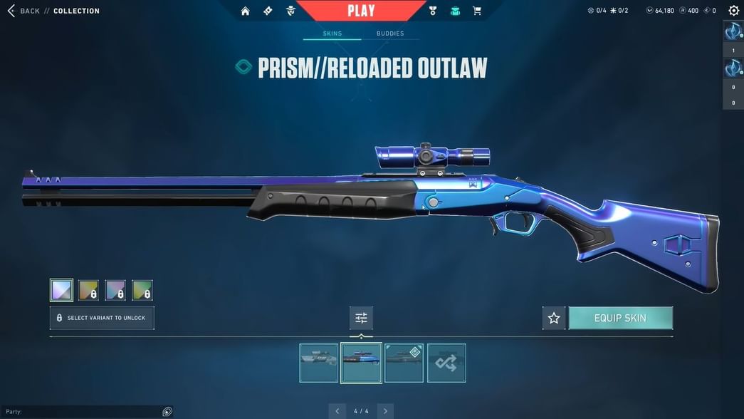 Valorant Outlaw tier list: All skins ranked from best to worst