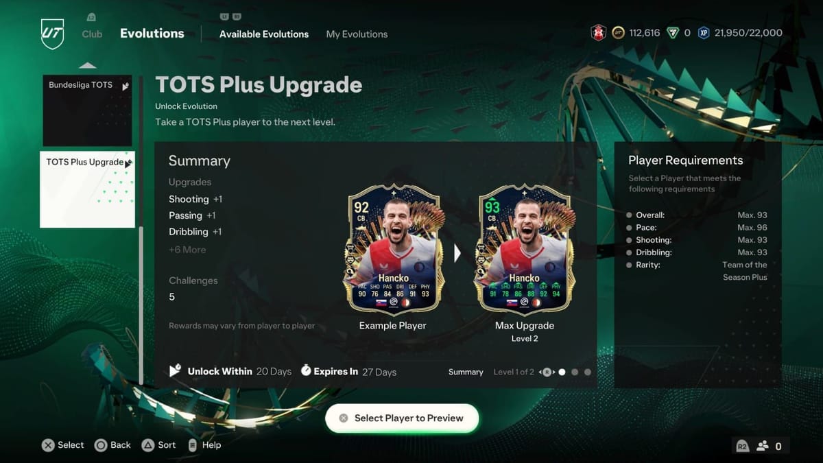 EA FC 24 TOTS Plus Upgrade Evolution guide: Best players to use, all ...