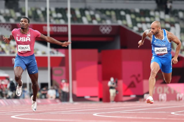 Marcell Jacobs laughs at Fred Kerley claiming to break the 100m world ...